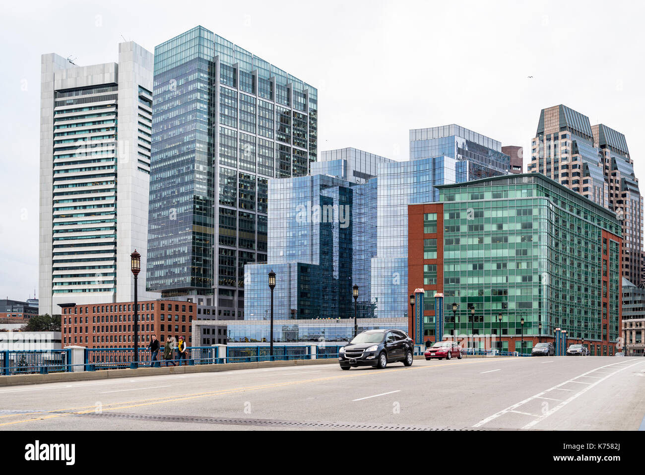 Portrait of Boston Downtown Stock Photo - Alamy
