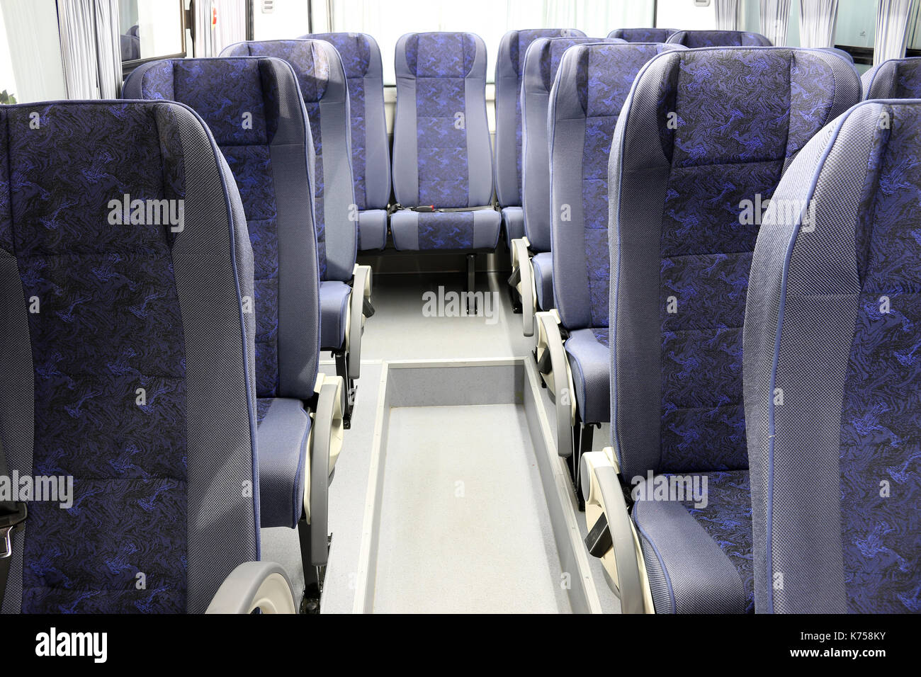 inside of new bus Stock Photo - Alamy