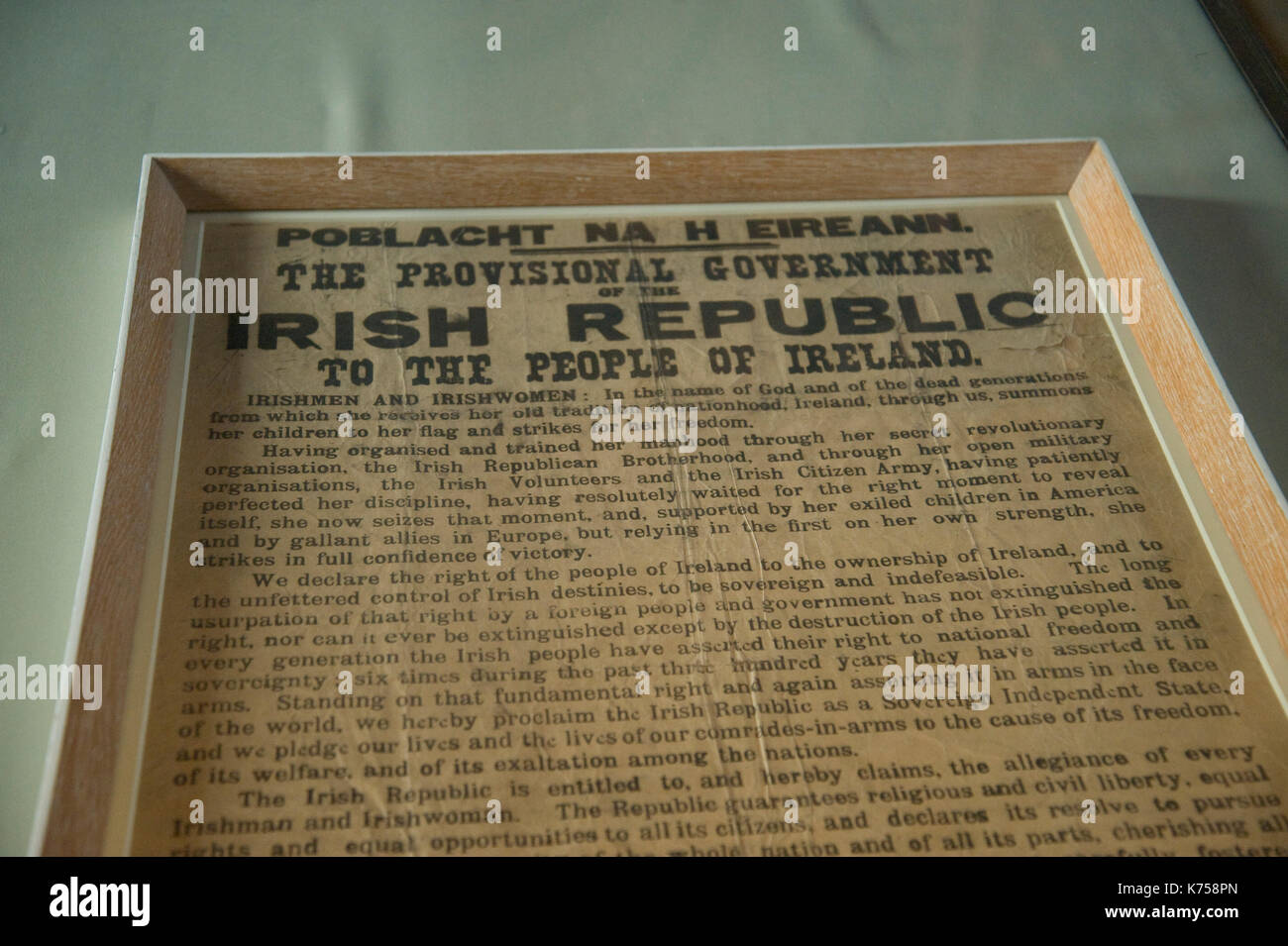Proclamation of the republic ireland hi-res stock photography and ...