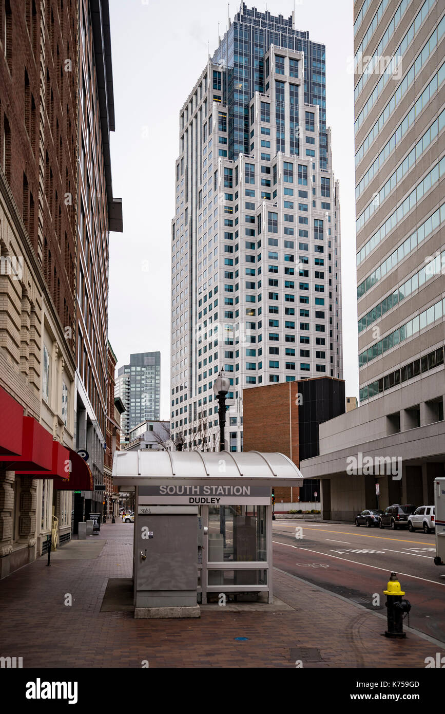 Portrait of Boston Downtown Stock Photo - Alamy