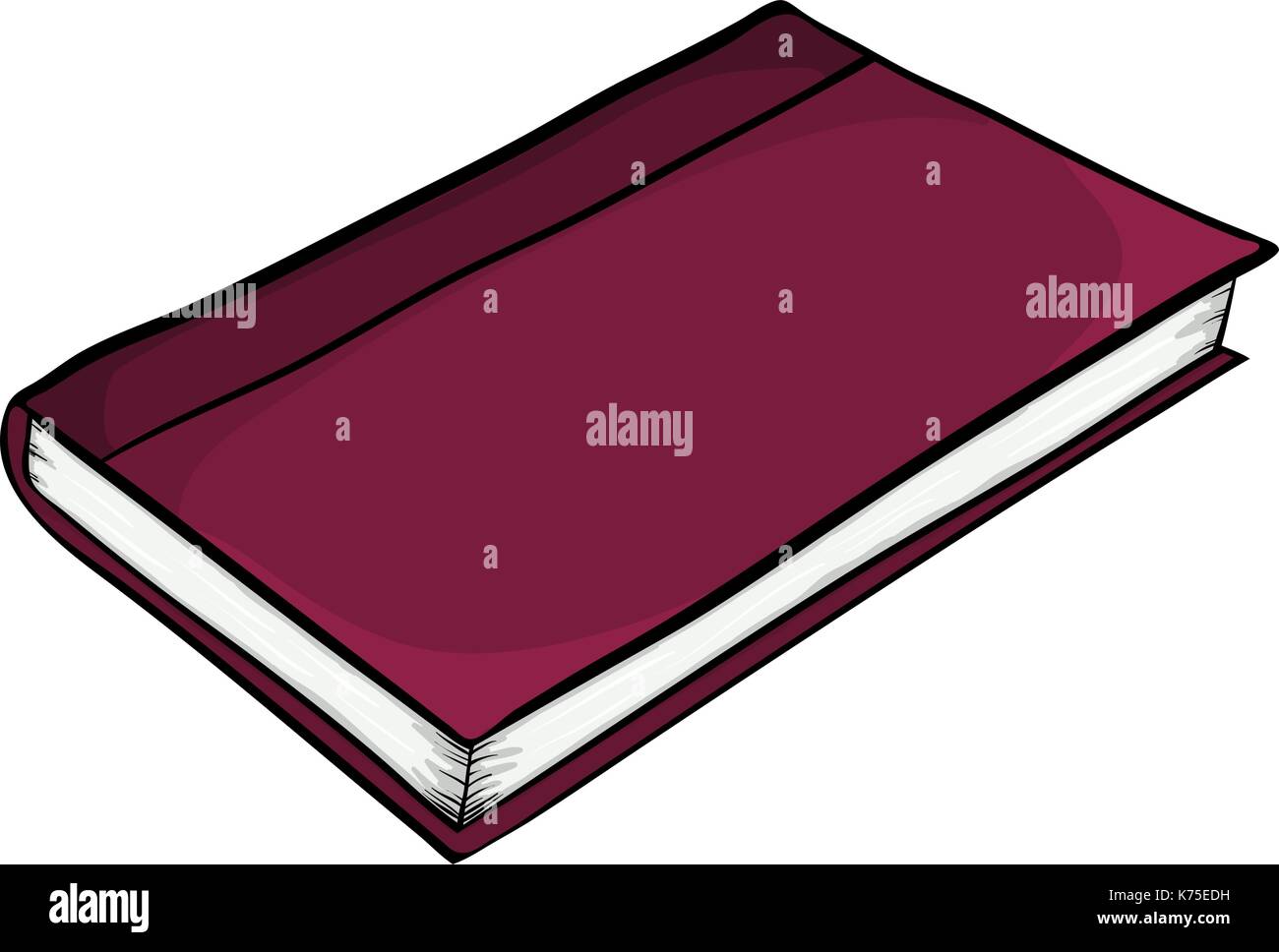 closed book cartoon vector symbol icon design. Beautiful illustration ...