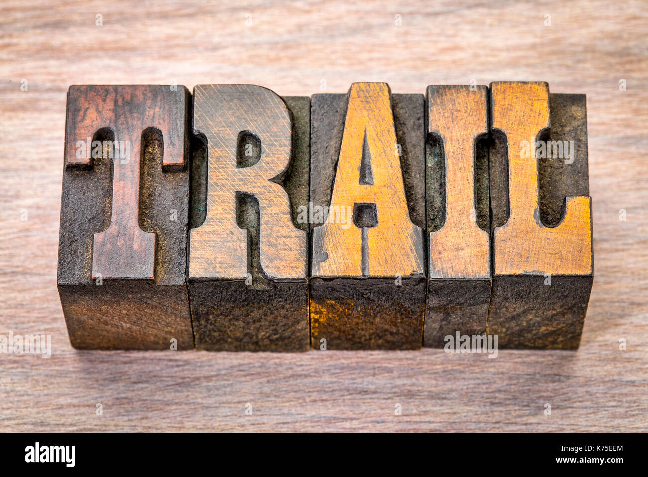 Word trail hi-res stock photography and images - Alamy