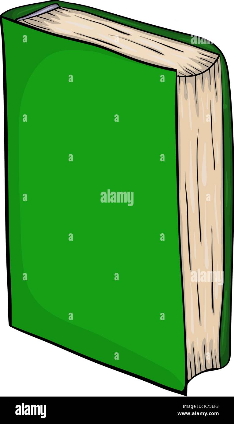 Closed Book Standing Clip Art