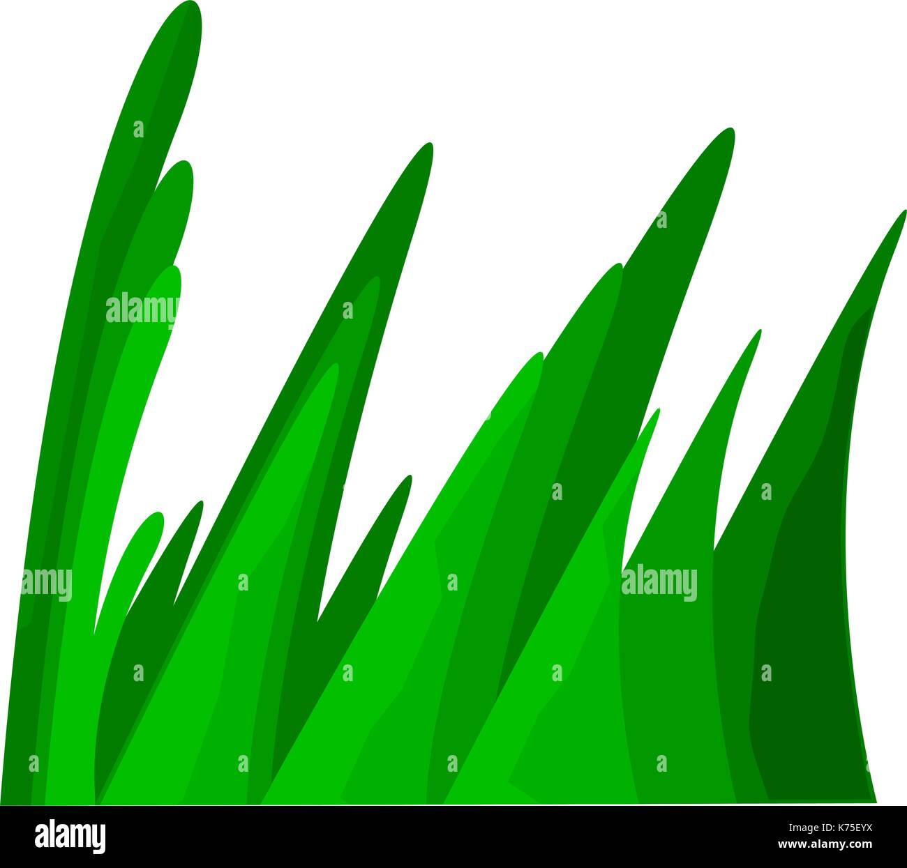 grass cartoon vector symbol icon design. Beautiful illustration ...