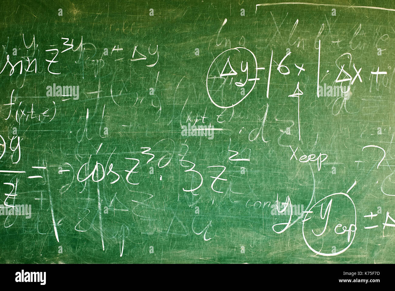 Blackboard Science Equation Formula High Resolution Stock Photography ...