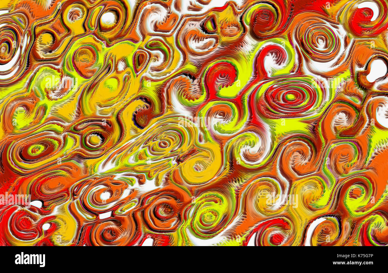 Hot psychedelic red and yellow paint background Stock Photo - Alamy