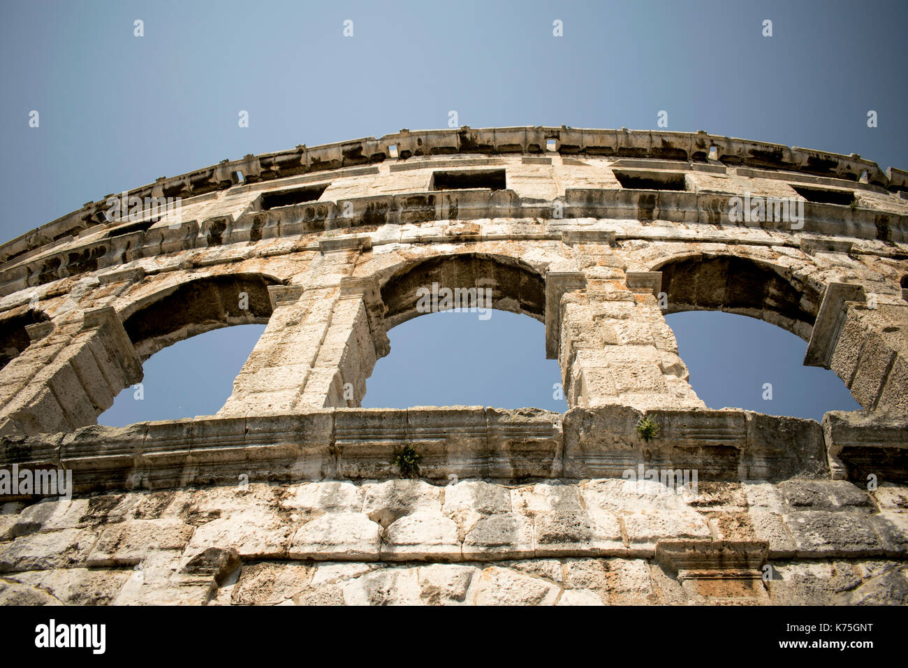 Roman amphitheatre in Pula, Croatia Stock Photo - Alamy