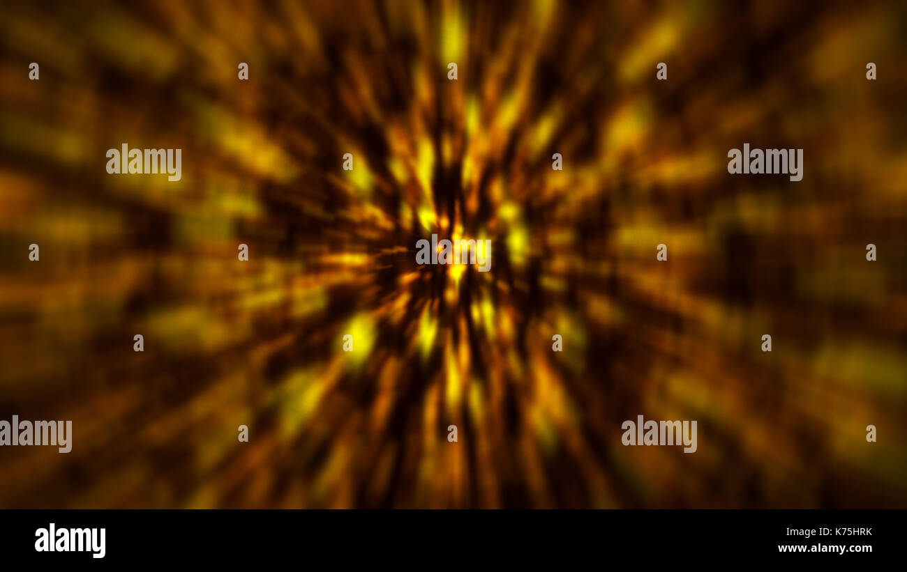 Spiral gold background consisting of particles. Abstract digital ...