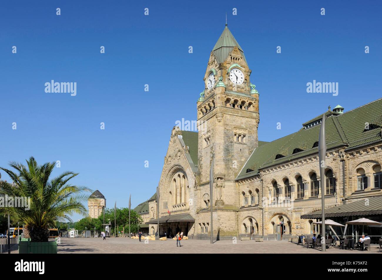 France, Moselle, Metz, railway Station of Metz-ville inaugurated in ...
