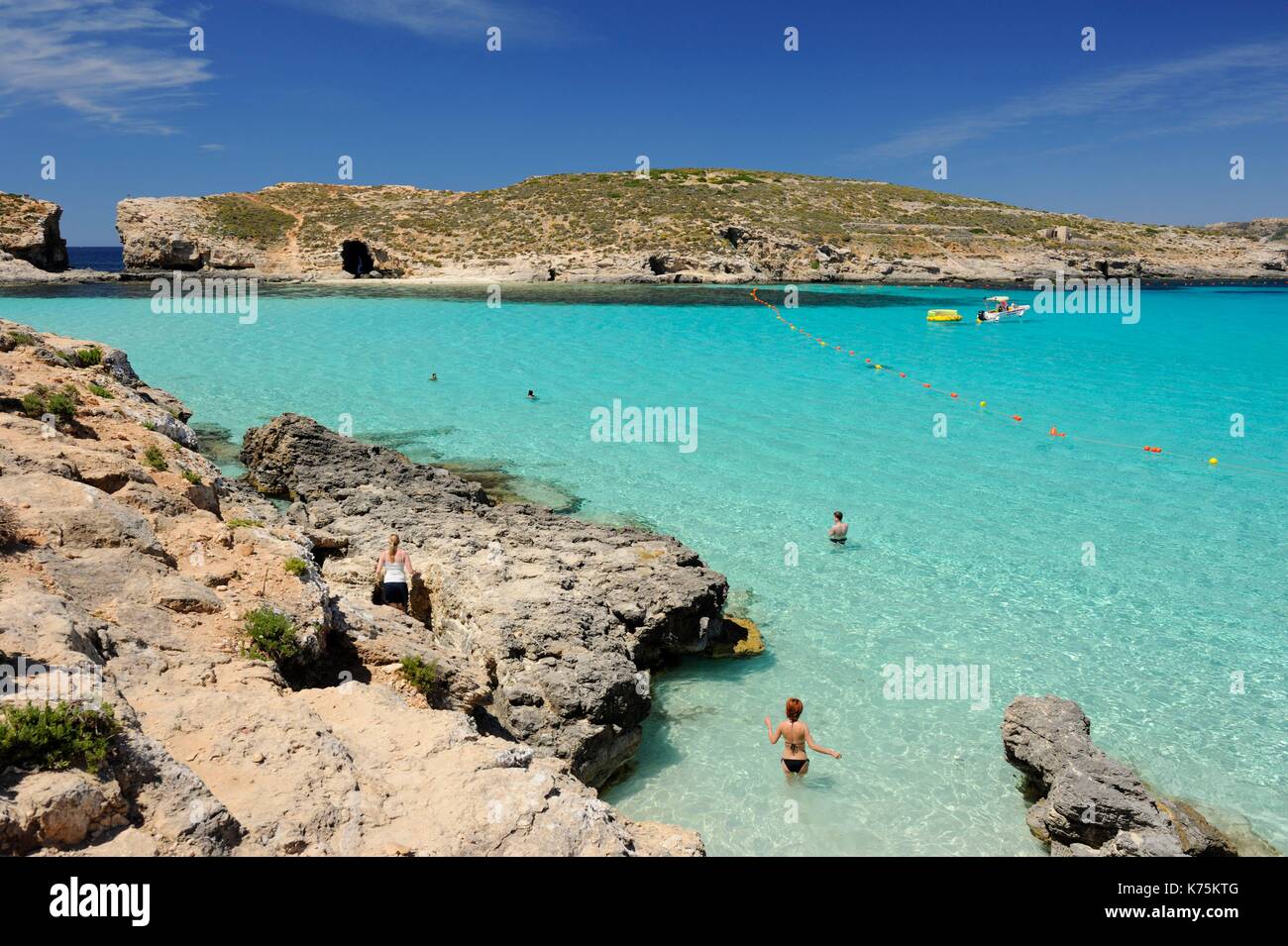 Malta, Comino Island, Comino, Blue lagoon Stock Photo - Alamy