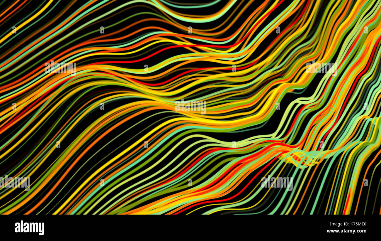 Abstract background with wave lines Stock Photo - Alamy