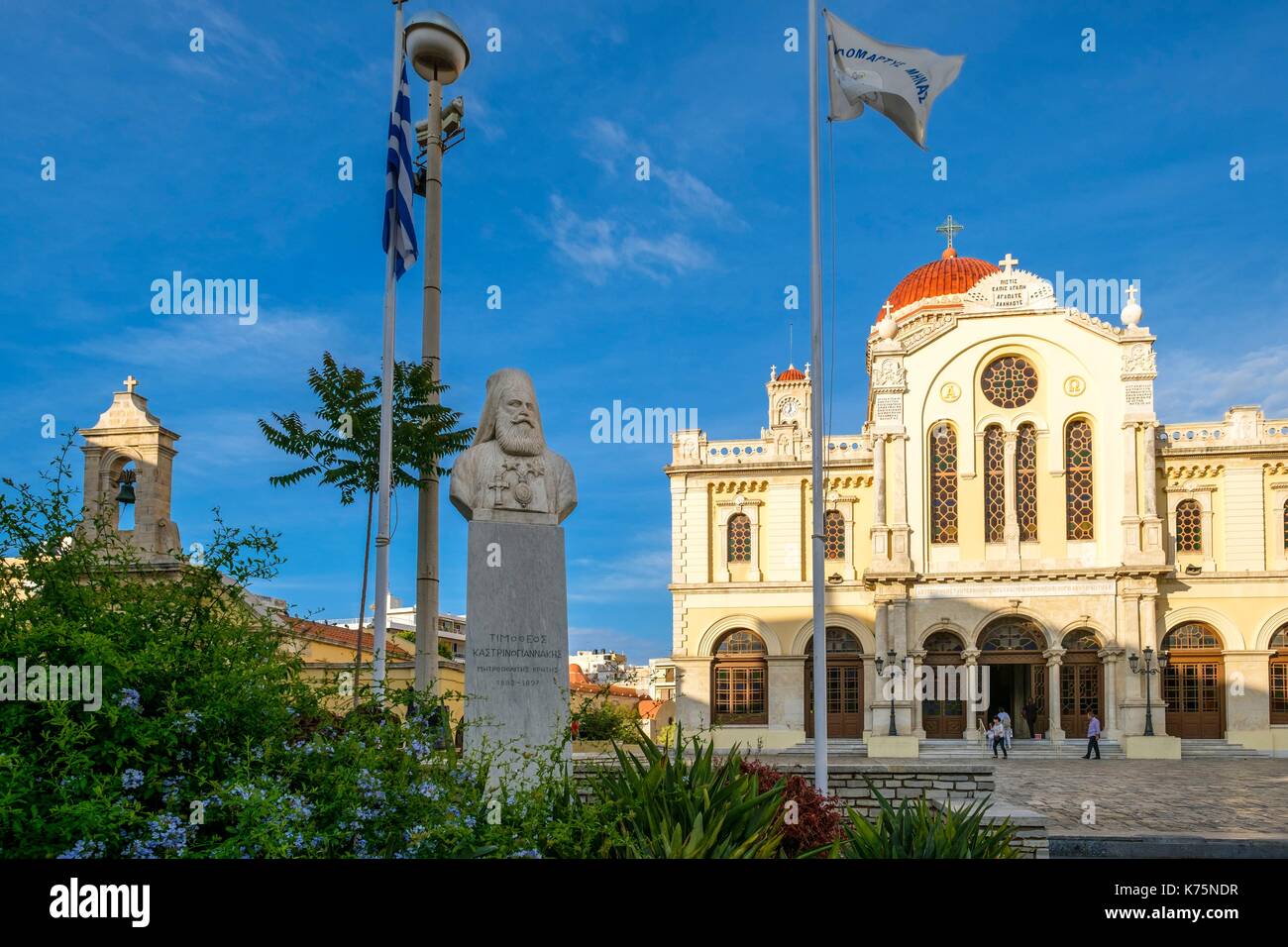 Greece, Crete, Heraklion district, Heraklion, Agios Minas Cathedral ...