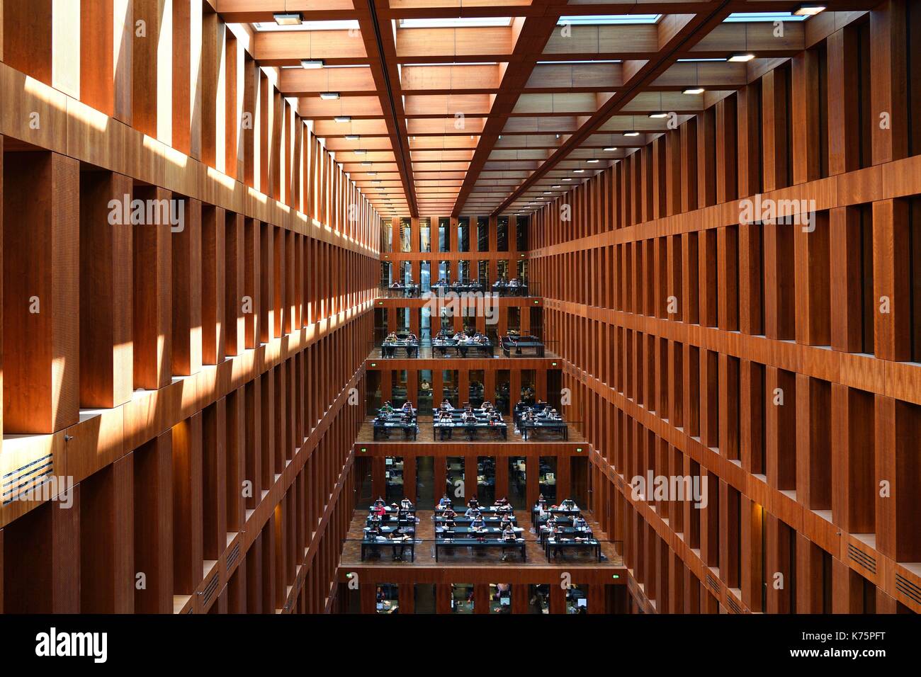 Germany, Berlin, Mitte district, Jacob und Wilhelm Grimm Zentrum, the ...