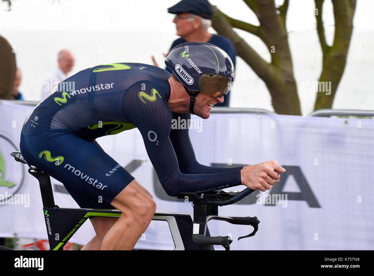 Rory Sutherland of Movistar racing in Stage 5 of the OVO Energy Tour of ...
