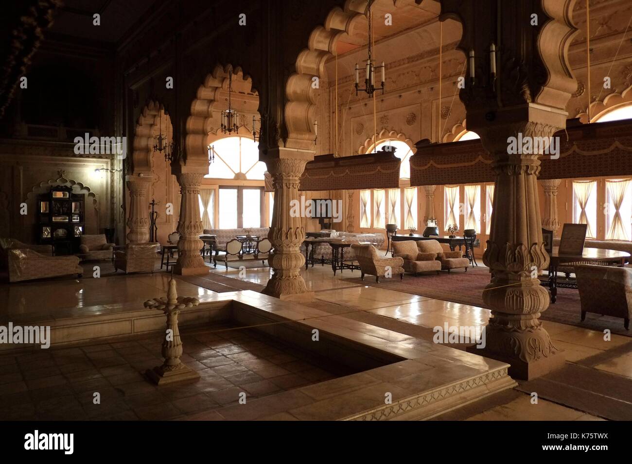 India, Rajasthan State, Bharaptur, Deeg Palace Stock Photo - Alamy