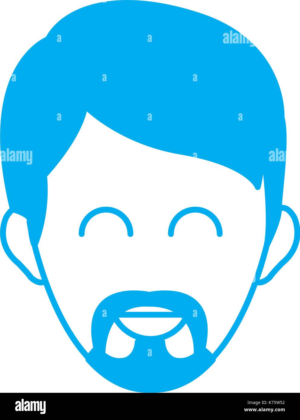 Man smiling cartoon Stock Vector Image & Art - Alamy