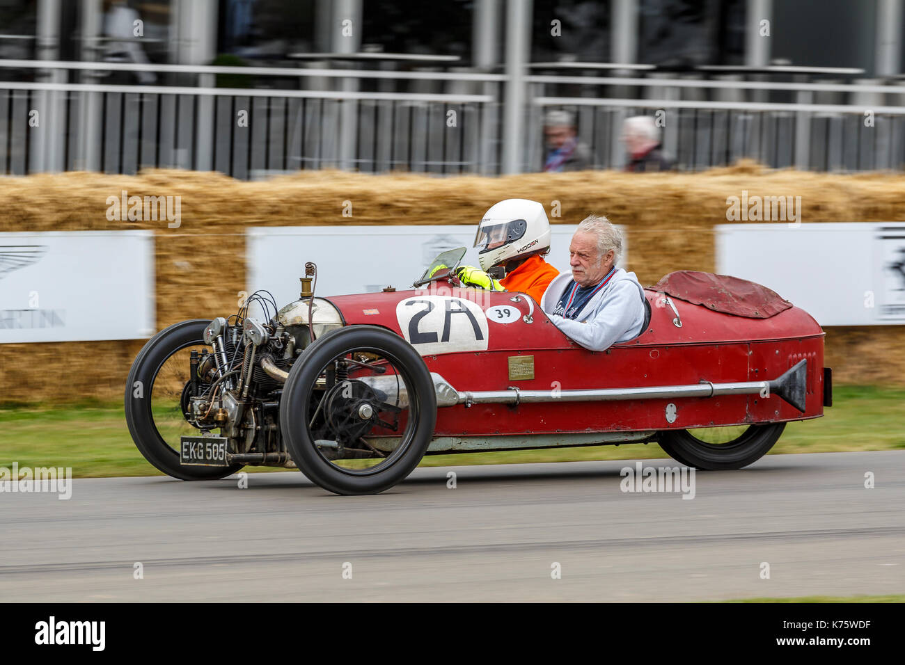 1929 Morgan Aero Brooklands racer with driver Alex Larke at the 2017 ...