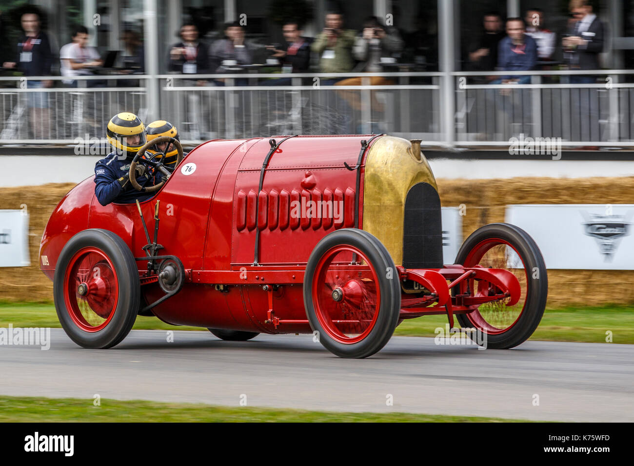 1911 Fiat S76 "Beast of Turin" GP with driver Duncan Pittaway at the ...