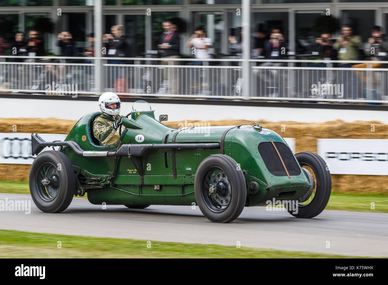 1926 Bentley 8-litre Special, Brooklands racer, with driver Steven ...
