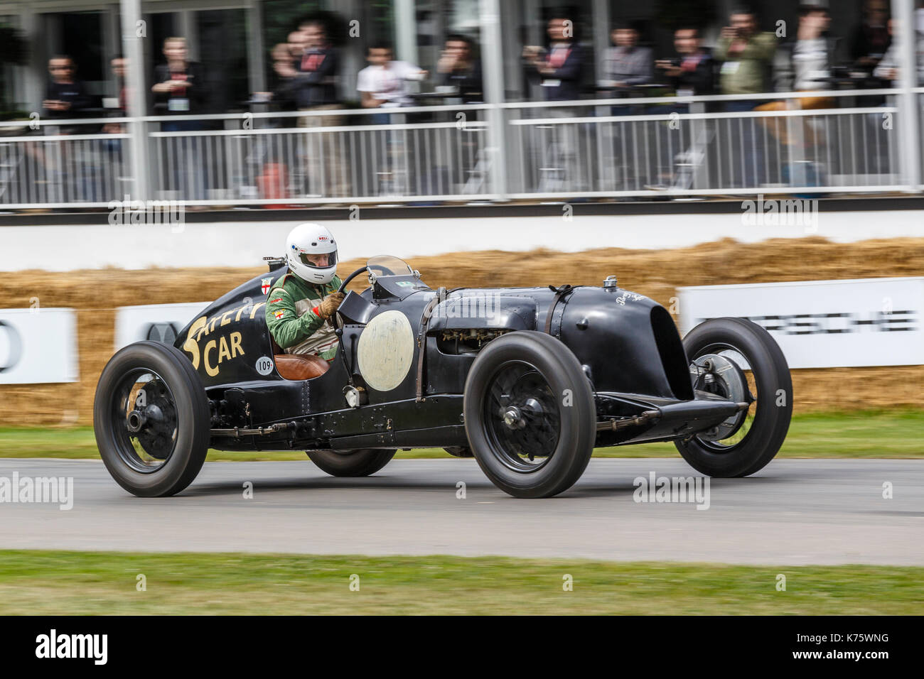 1936 Bentley "Pacey Hassan Special", Brooklands racer, with driver ...