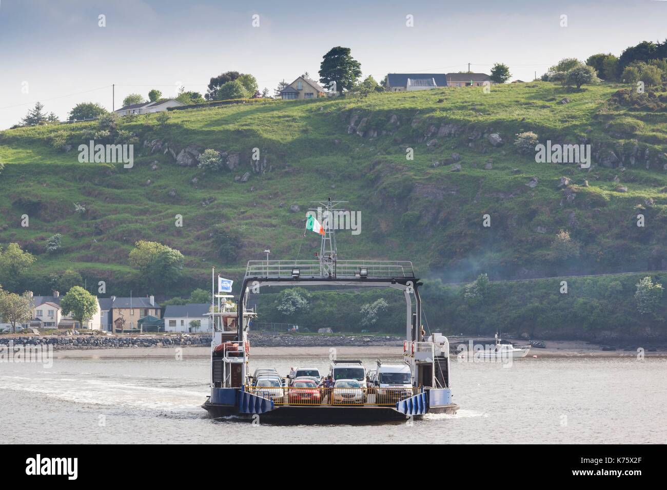Ireland, County Waterford, Passage East, Waterford Harbor Ferry ...