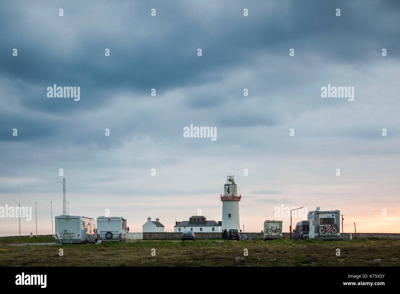 Ireland, County Clare, Loop Head, Kilbaha, Loop Head Lighthouse Stock ...