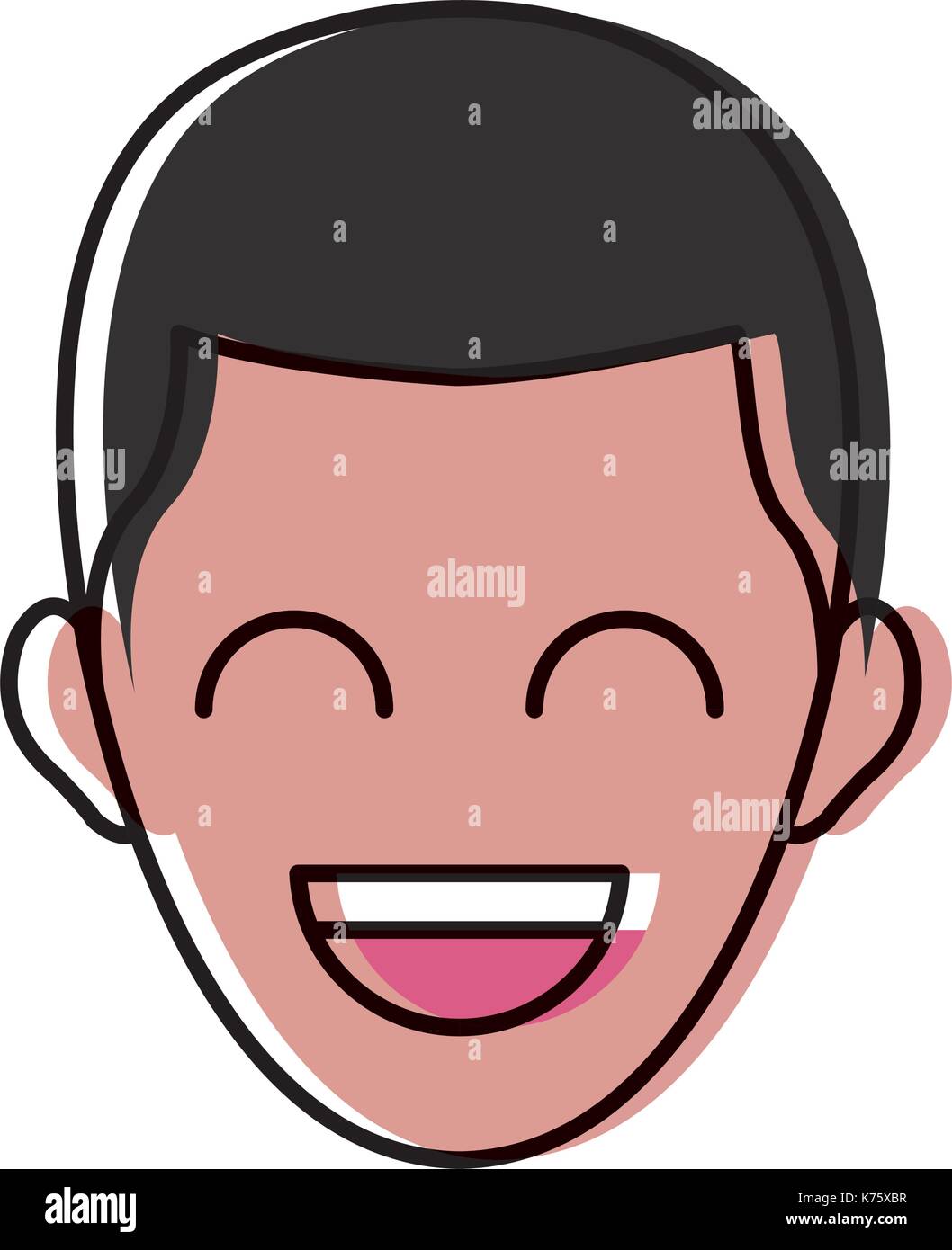 Man smiling cartoon Stock Vector Image & Art - Alamy