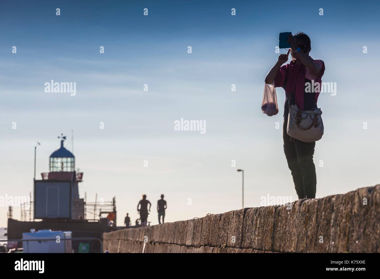 Howth east pier hi-res stock photography and images - Alamy