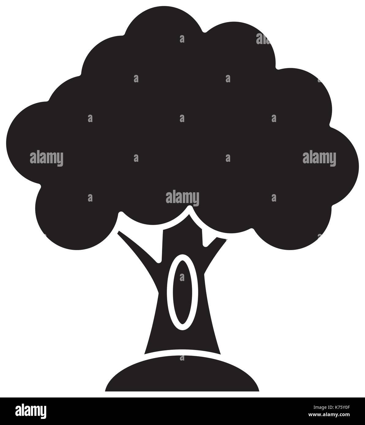Tree eco symbol Stock Vector Image & Art - Alamy