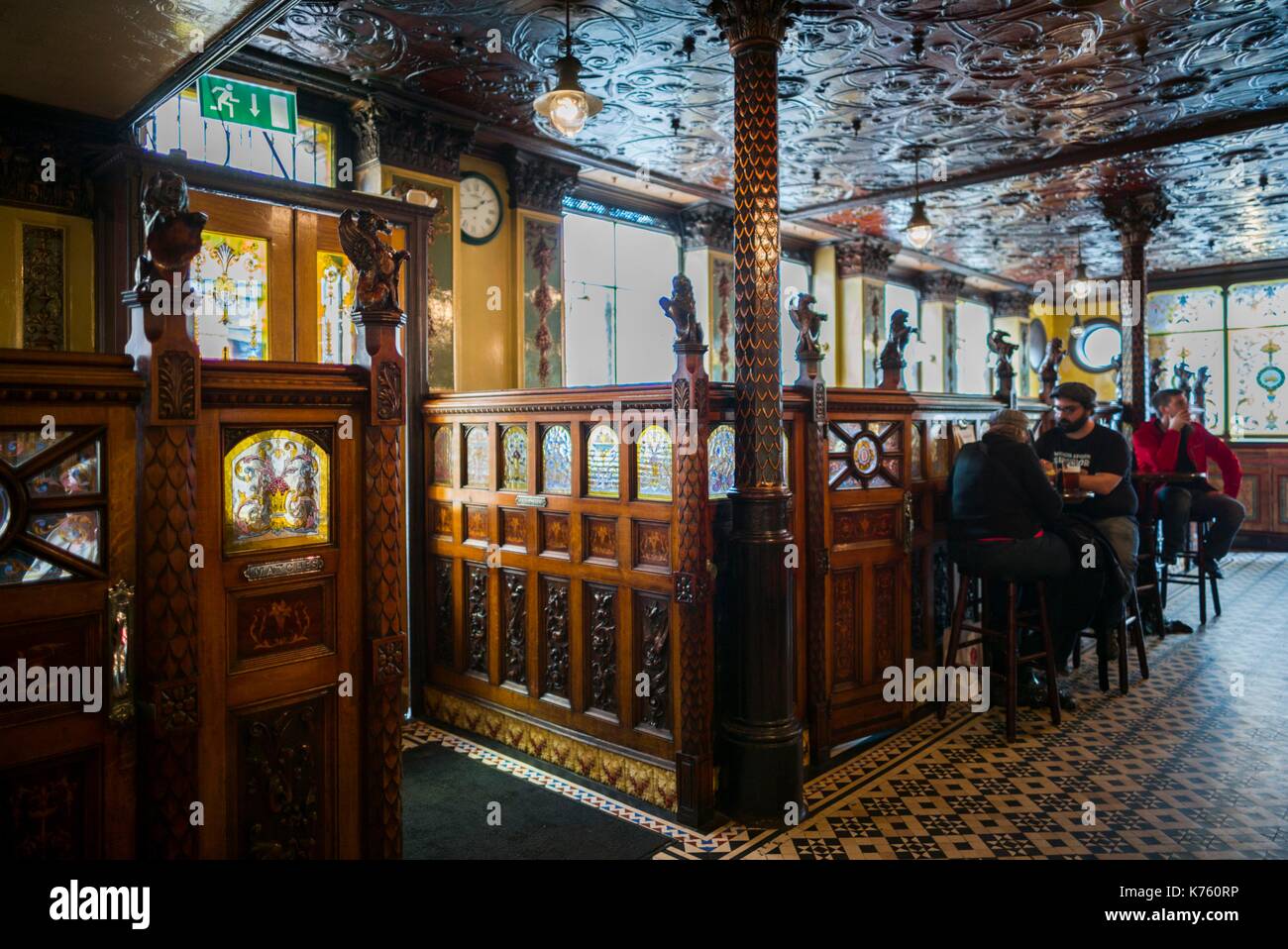 United Kingdom, Northern Ireland, Belfast, Crown Liquor Saloon ...
