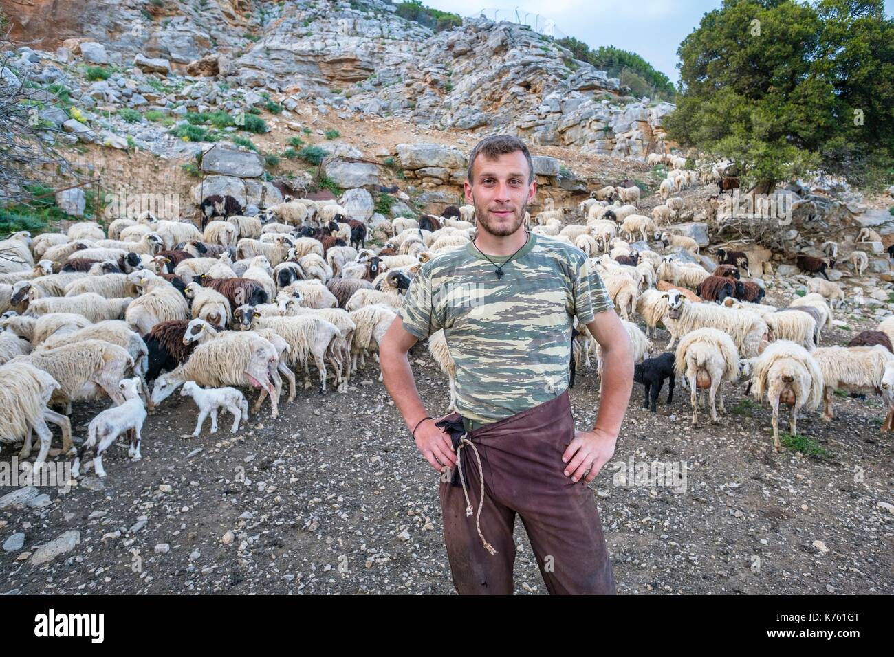 Shepherd crete greece hi-res stock photography and images - Alamy