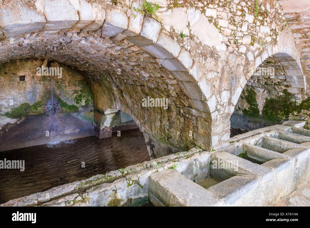 Greece, Eastern Crete, Lassithi district, Krasi village on the way to ...