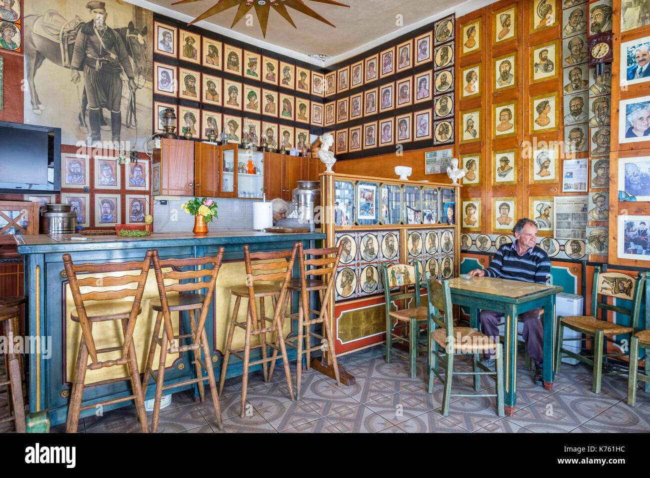 Greece, Eastern Crete, Lassithi district, Mohos village on the way to ...