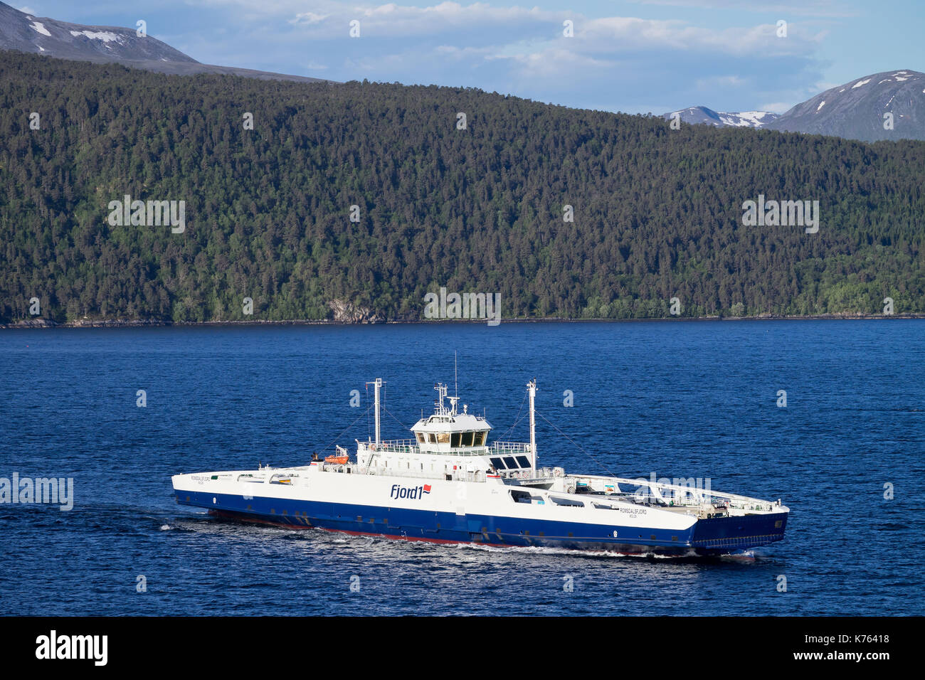 Car Ferry In Norwegian Fjord High Resolution Stock Photography and ...