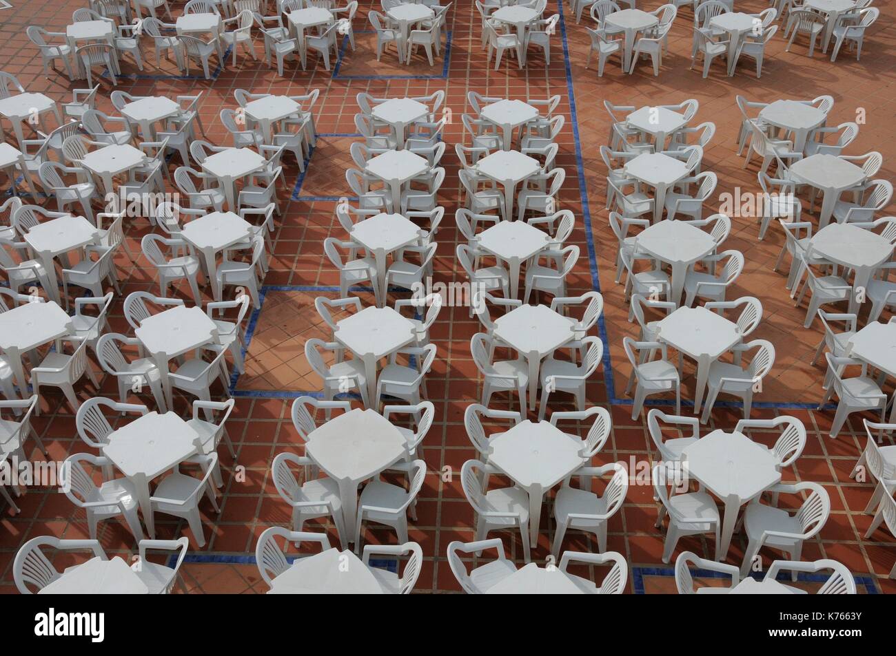 Empty Chairs And Empty Tables High Resolution Stock Photography and ...