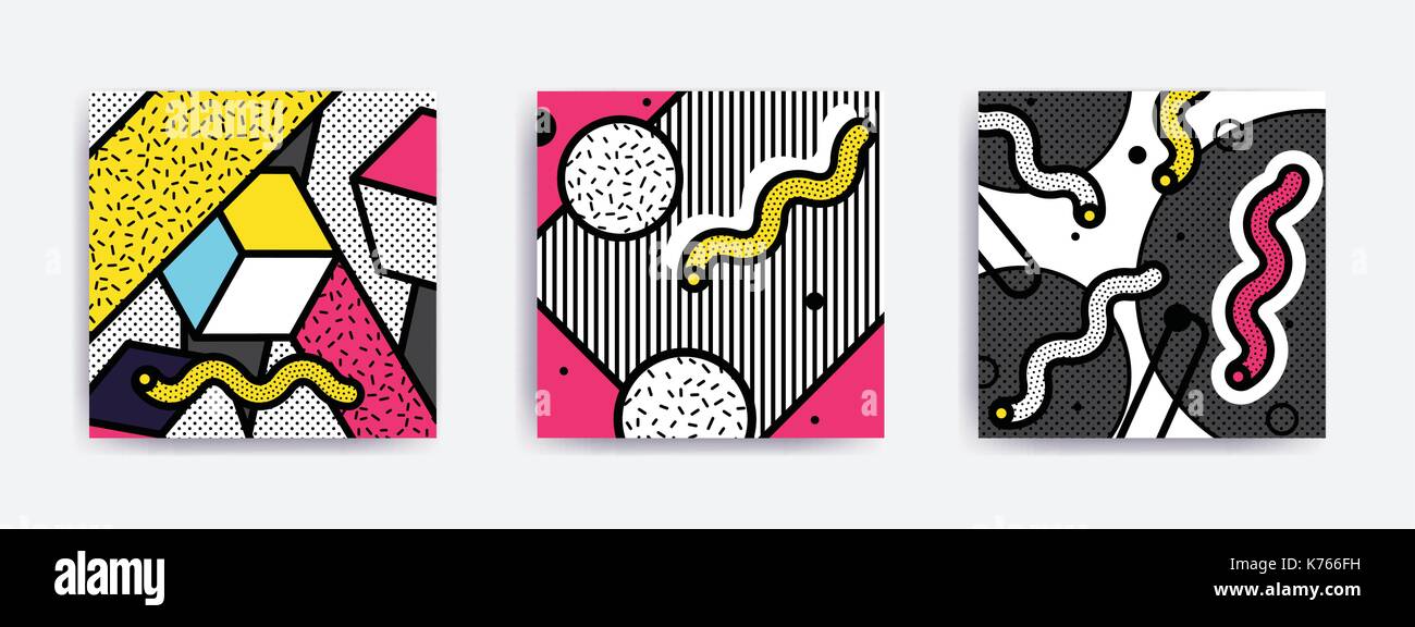 Colorful Pop art set Stock Vector Image & Art - Alamy