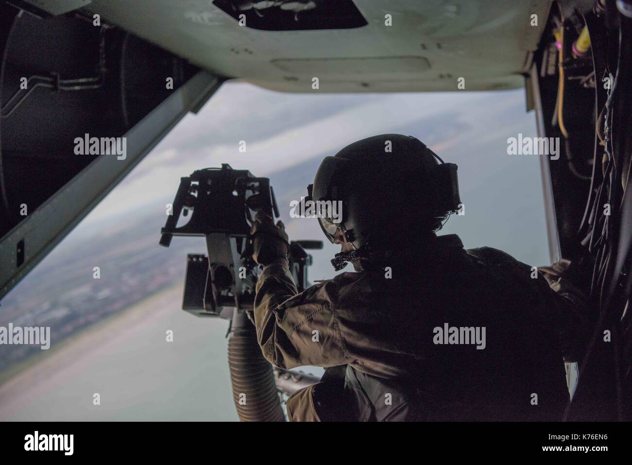 An Air Commando from the 7th Special Operations Squadron, 352d Special ...