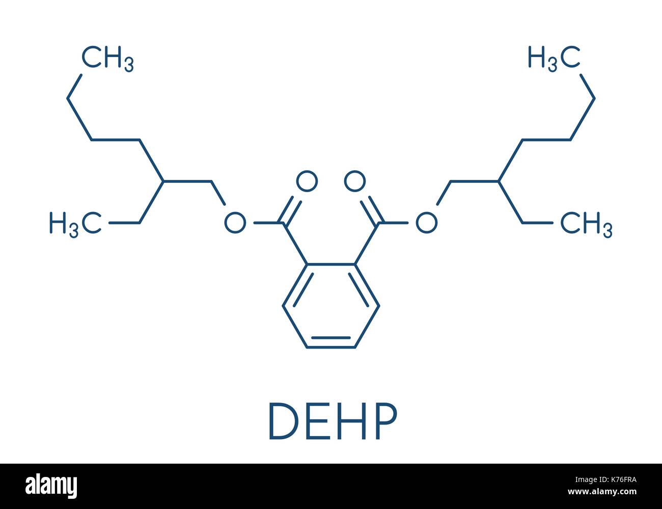 DEHP (Bis(2-ethylhexyl) phthalate, diethylhexyl phthalate, dioctyl phthalate, DOP) plasticizer ...