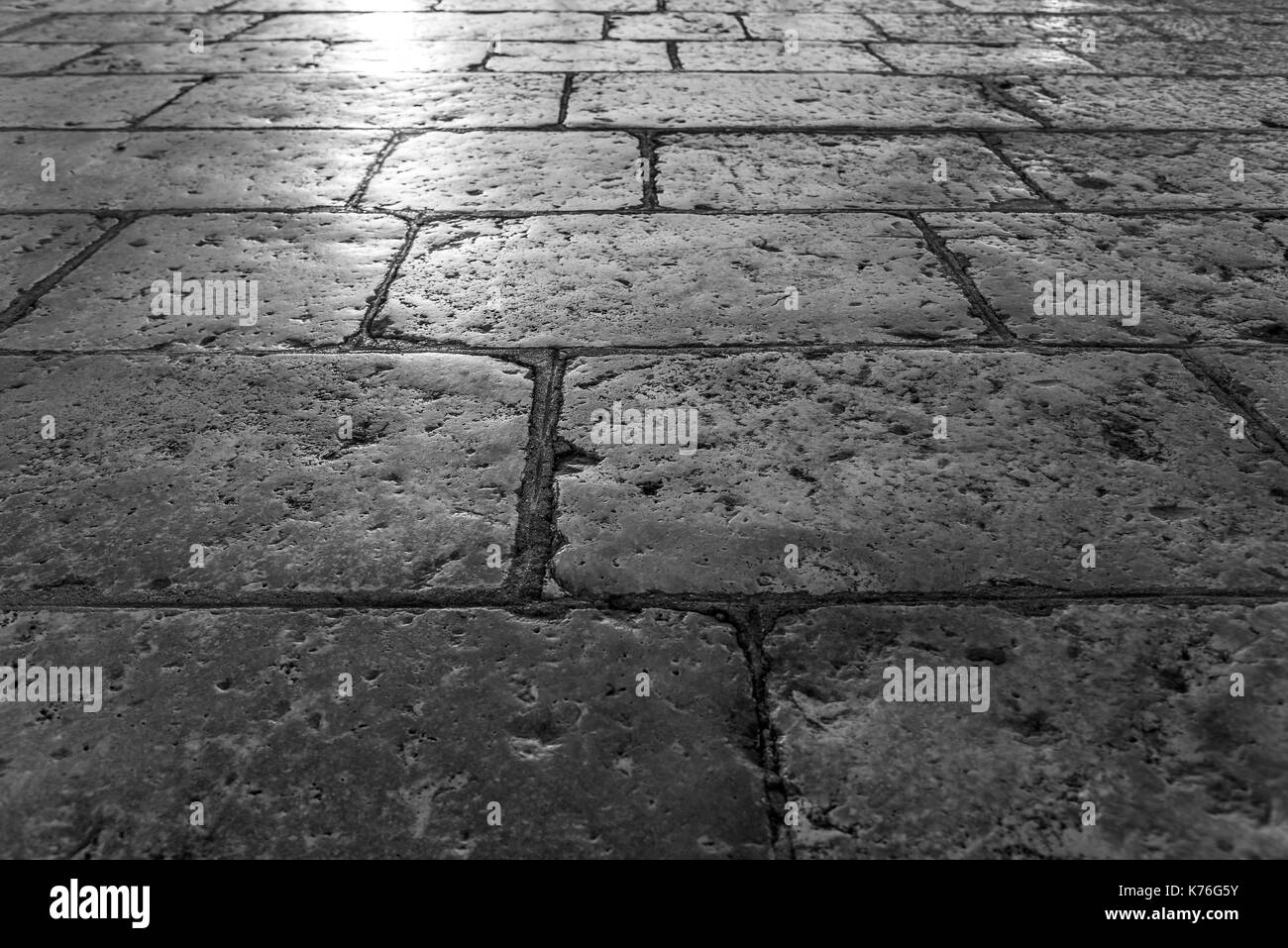 Stone paving texture. Abstract photo of stone city path Stock Photo - Alamy