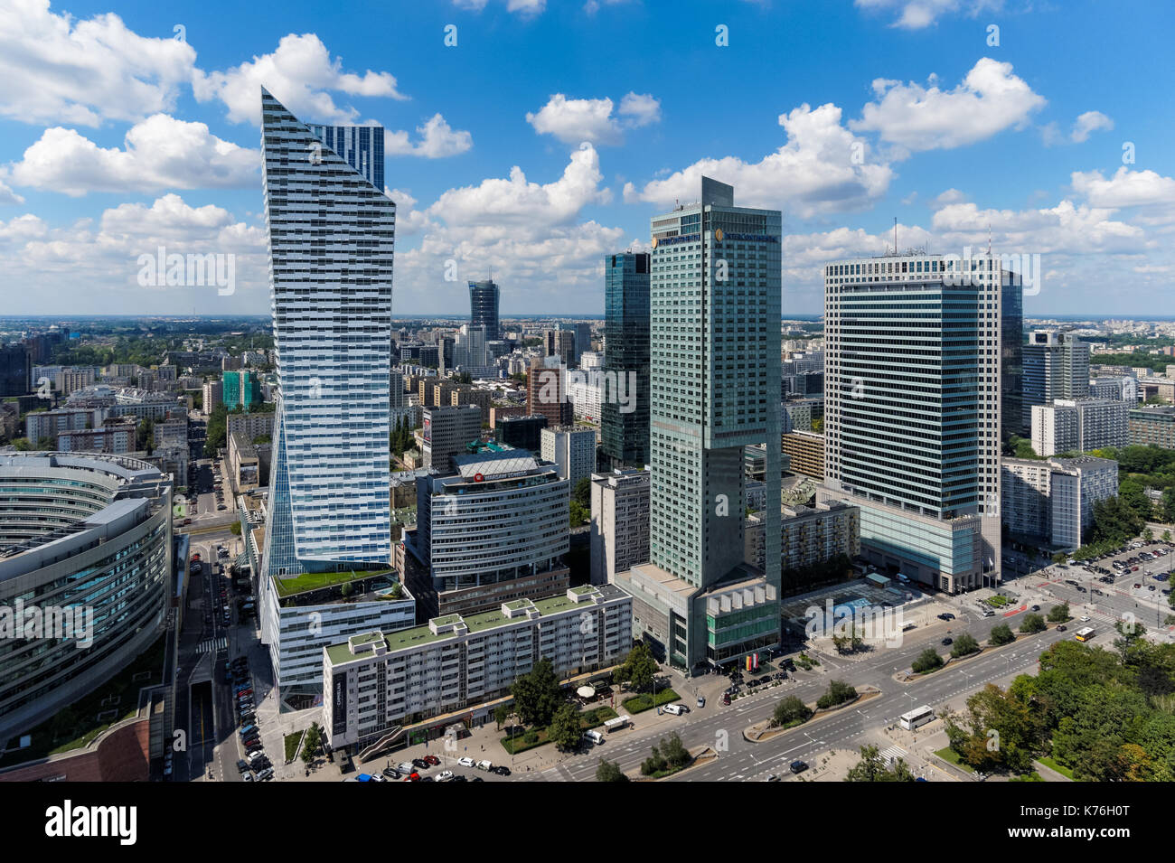 Warsaw poland panorama building hi-res stock photography and images - Alamy