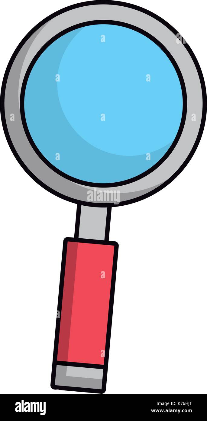 lupe icon over white background vector illustration Stock Vector Image ...