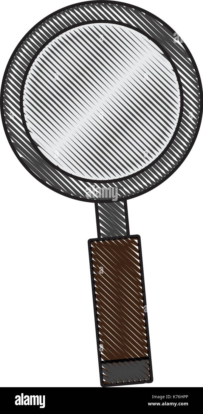 lupe icon over white background vector illustration Stock Vector Image ...