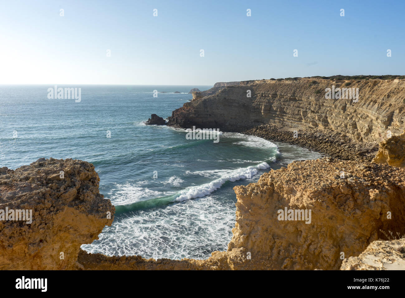 Algarve, Portugal. Ocean Stock Photo - Alamy