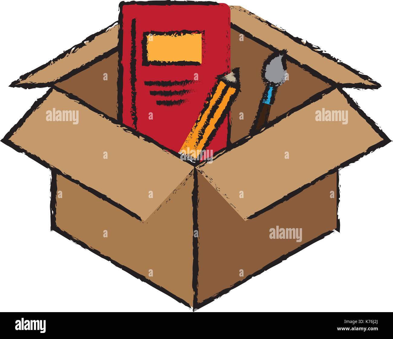 carton box icon Stock Vector Image & Art - Alamy