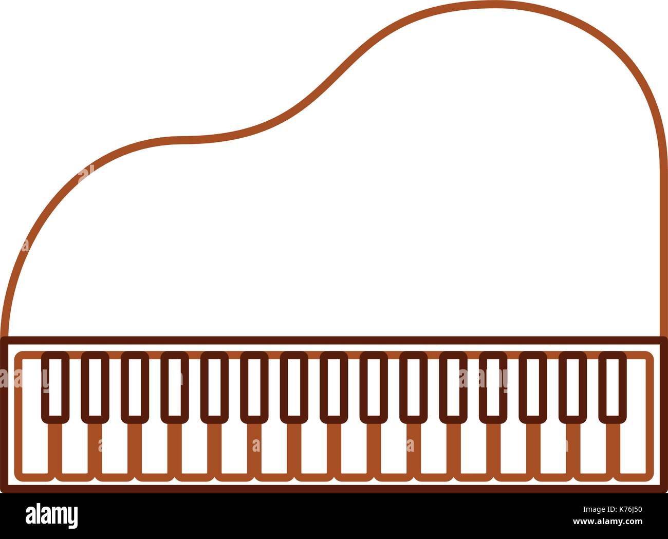 piano music instrument classic cartoon Stock Vector Image & Art - Alamy