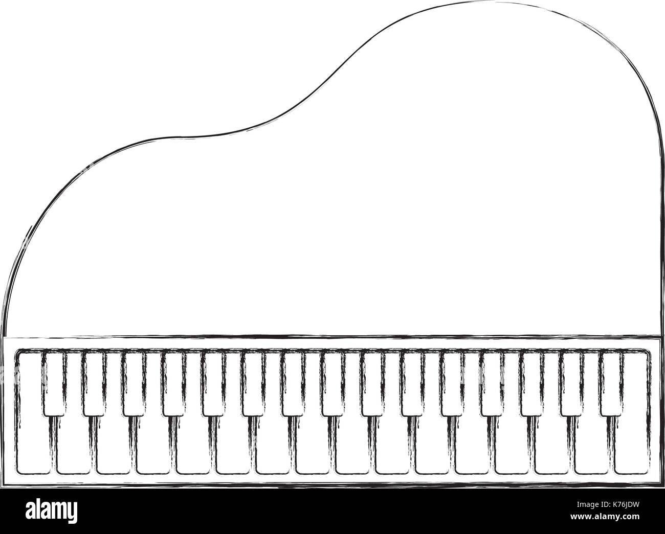 piano music instrument classic cartoon Stock Vector Image & Art - Alamy
