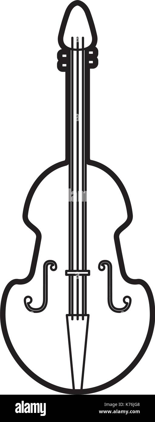 fiddle musical instrument classic object Stock Vector Image & Art - Alamy