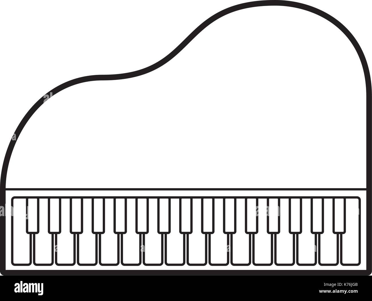 piano music instrument classic cartoon Stock Vector Image & Art - Alamy