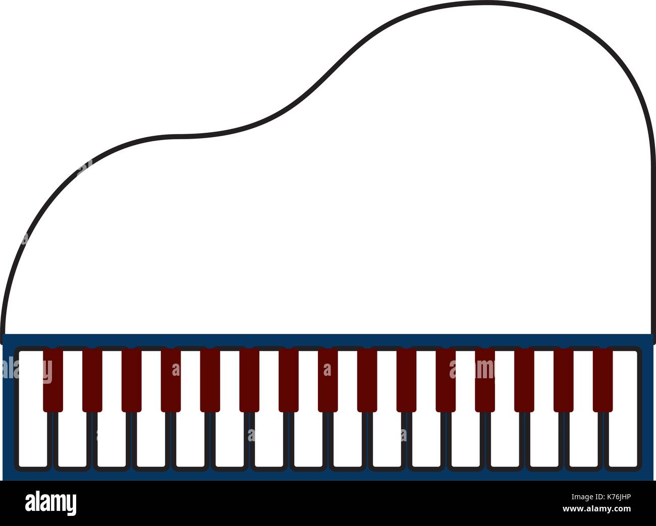 piano music instrument classic cartoon Stock Vector Image & Art - Alamy