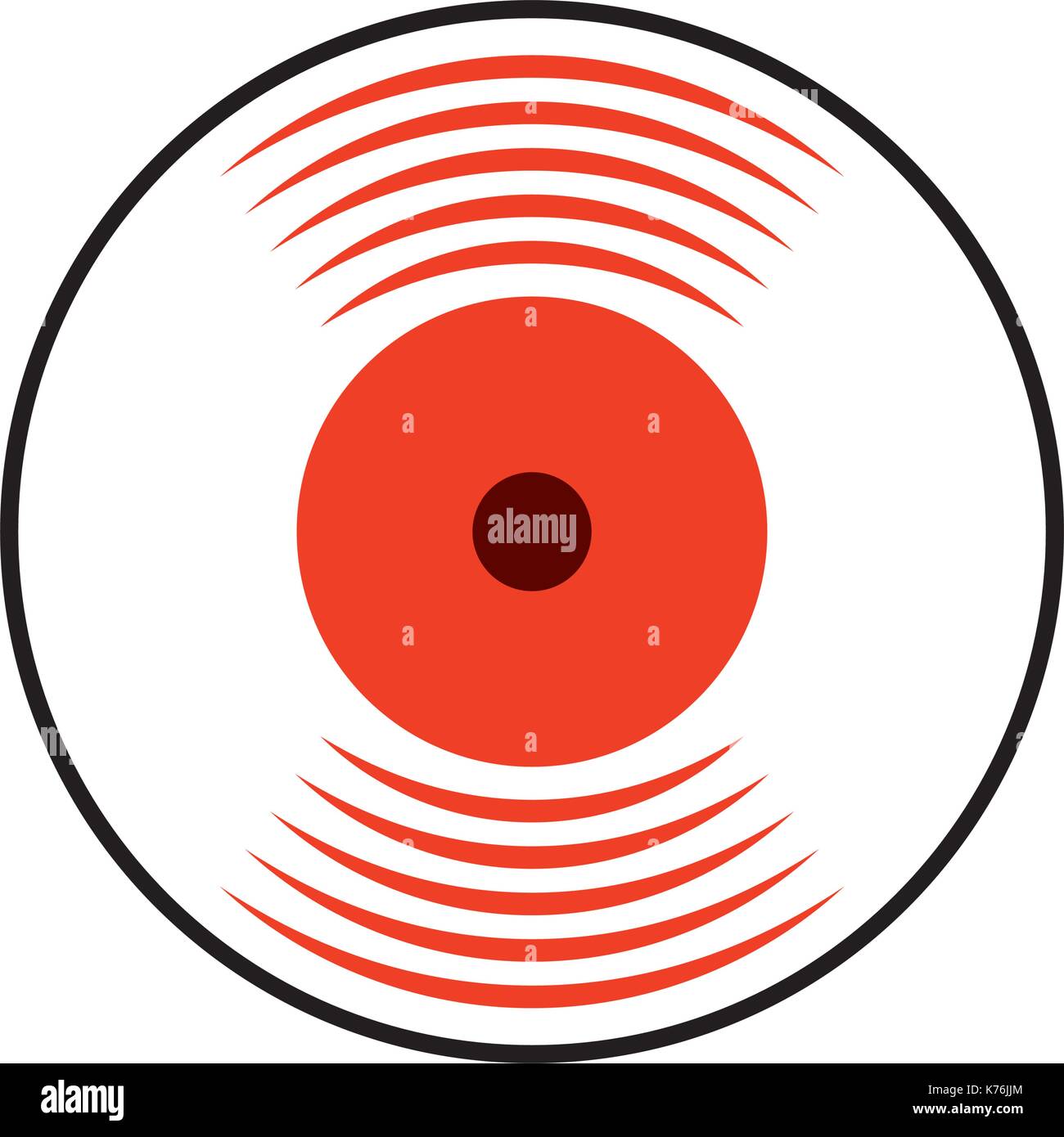 music vinyl disk vintage cartoon Stock Vector Image & Art - Alamy